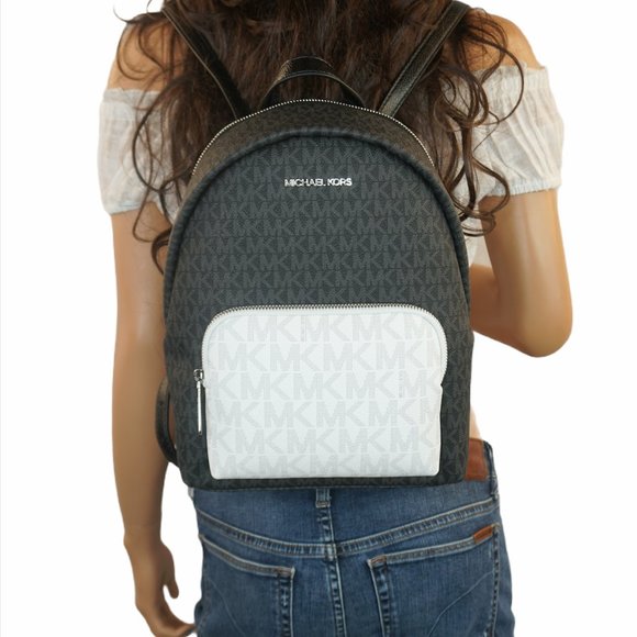 Michael Kors | Bags | Michael Kors M Backpack Mk Black Multi | Poshmark